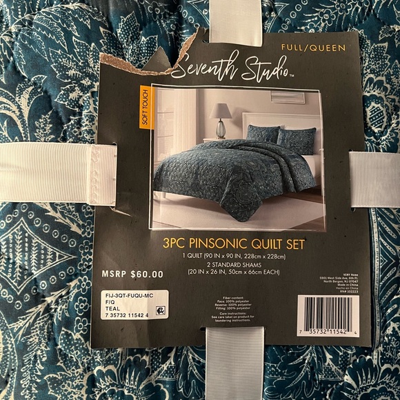 Seventh Studios | Bedding | New Queen Size Pinsonic Quilt Set | Poshmark